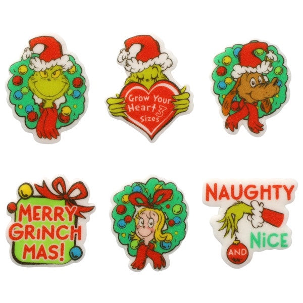 Grinch Merry Grinchmas Edible Assortment - 12 Pieces – Frans Cake and Candy