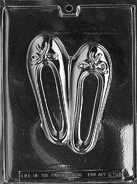 Ballet Slippers Chocolate Mold – Frans Cake and Candy